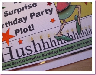 It's All Fiddle Fart: Surprise Party Birthday Card